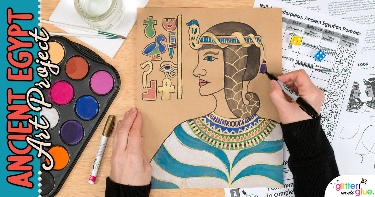 Ancient Egypt Art Game – Intermediate Art Project & Sub Lesson