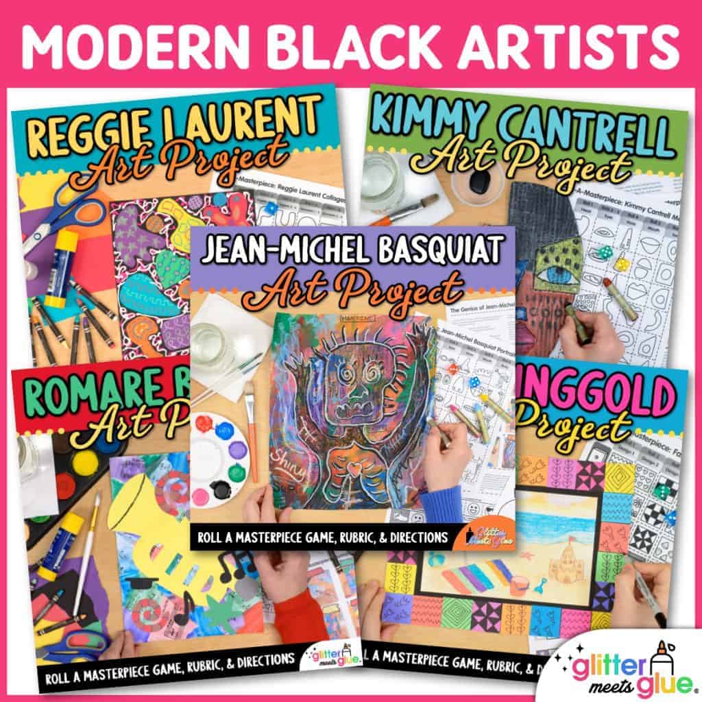 Modern Black Artists Game Bundle – Black History Month Art Project