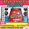 Virtual Backpack Templates – Google Slides Digital Resource