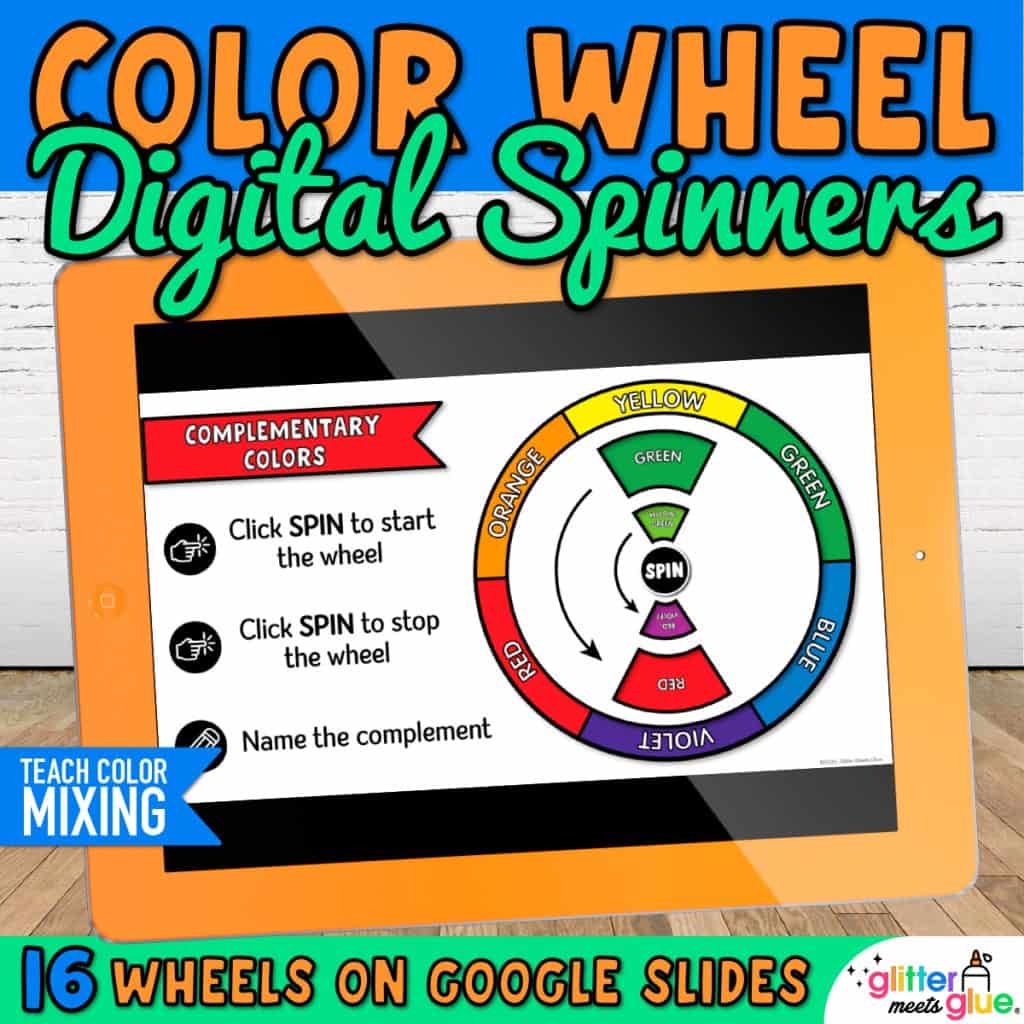 Digital Color Wheel Spinners – Teach Color Theory in Art Class