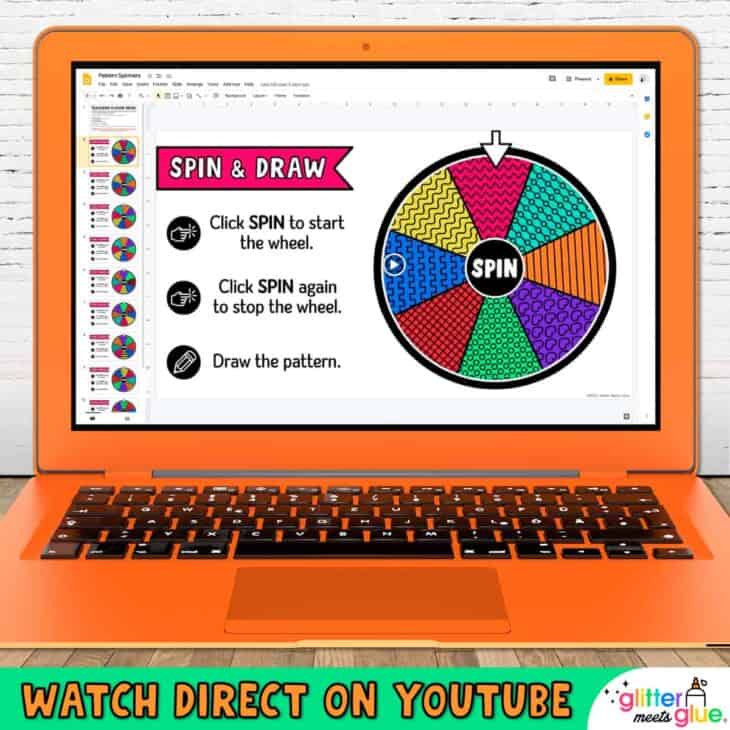 Digital Spinner Wheels of Patterns – Principles of Design Ideas