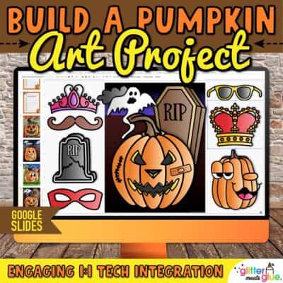 Digital Pumpkin Art Project – Digital Art Lessons on Google Slides