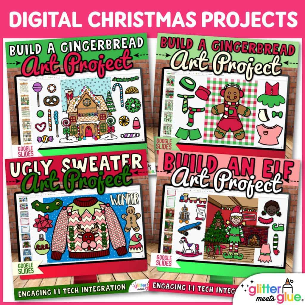 Digital Christmas Art Project Bundle