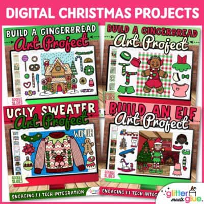 Digital Christmas Art Project Bundle