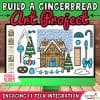 Digital Gingerbread House Art Project – Christmas Activity on Slides