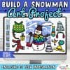 Digital Snowman Art Project – Digital Build a Snowman Activity