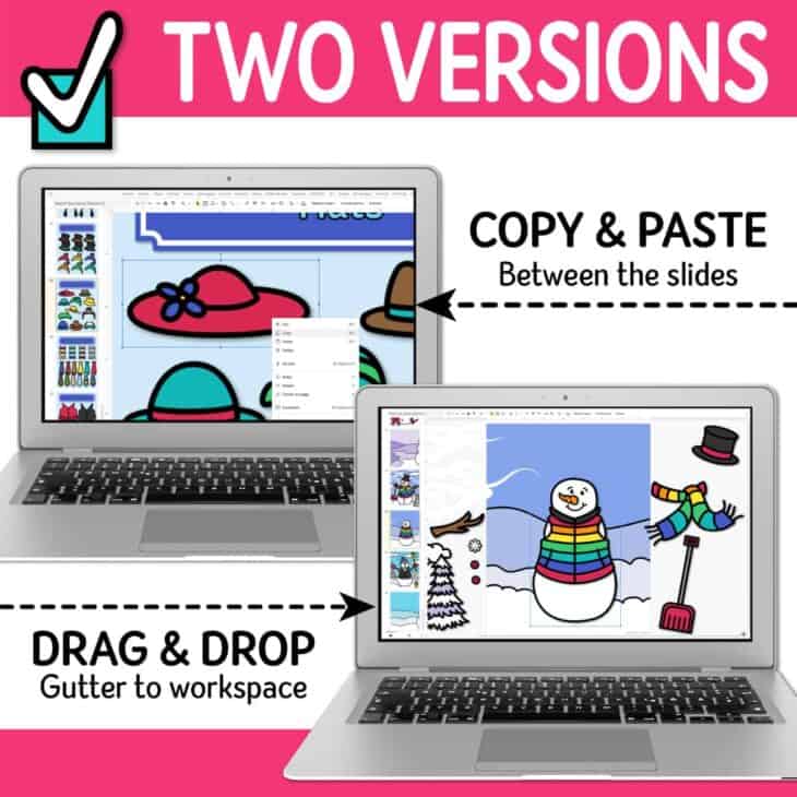 Digital Winter Art Project Bundle – 4 Fun Google Slides Activities