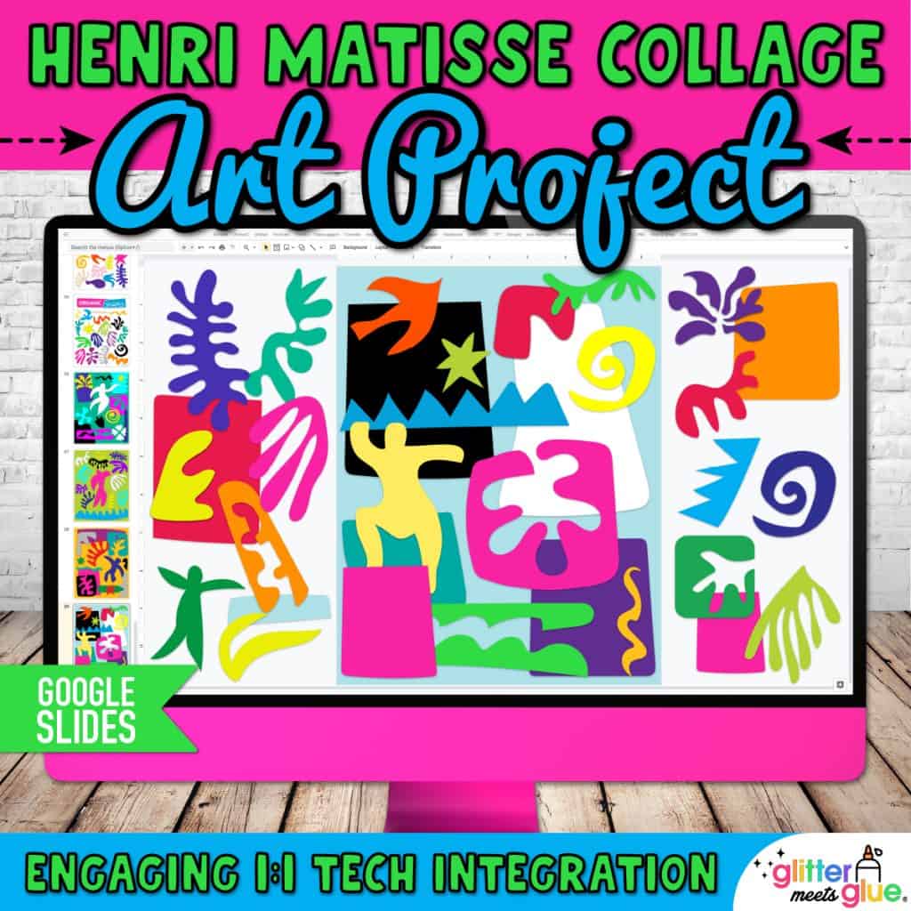 Digital Henri Matisse Collage Project – Digital Art Lesson