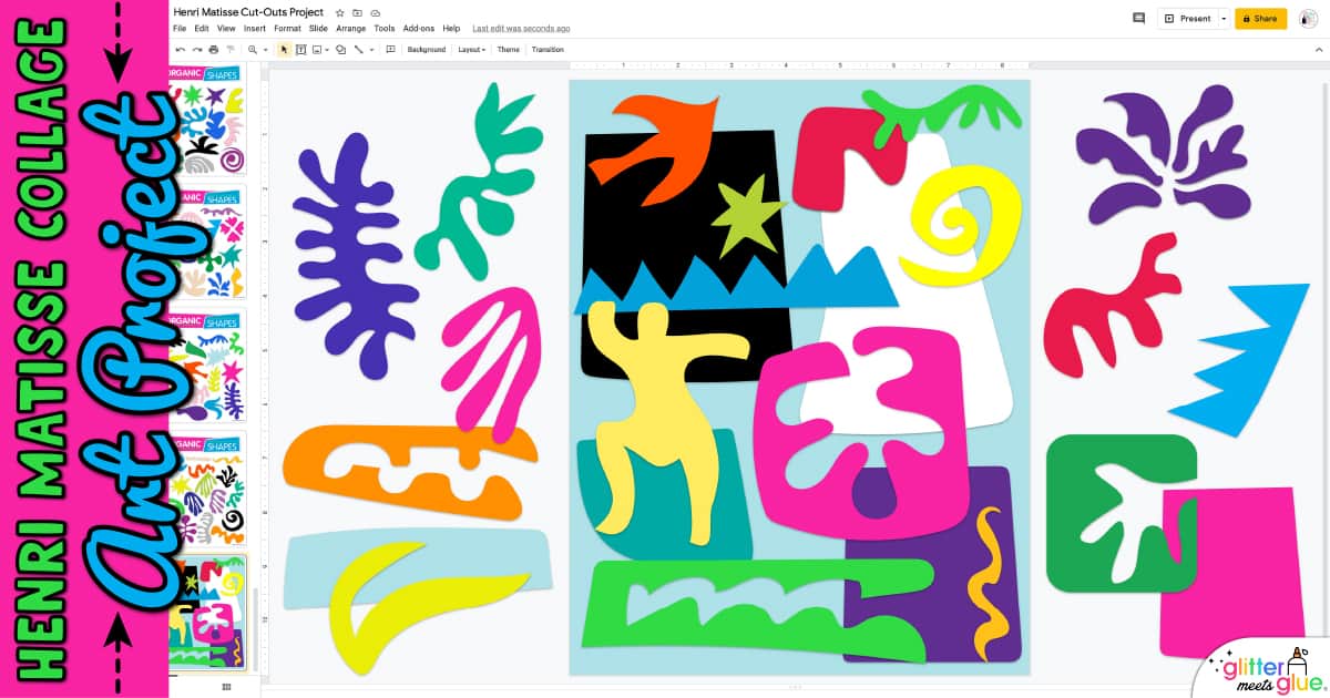 Digital Henri Matisse Collage Project – Digital Art Lesson