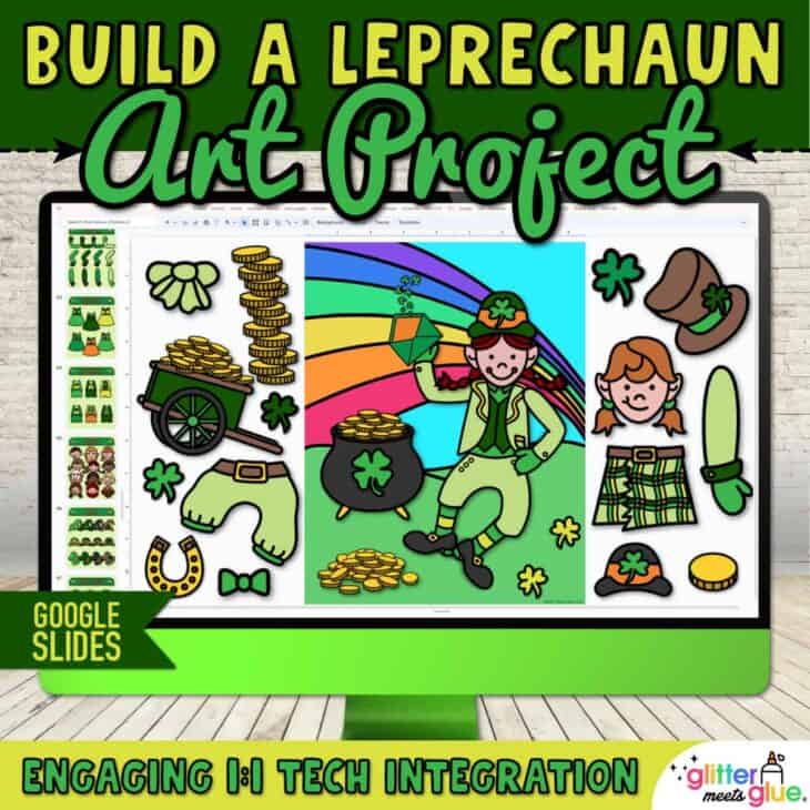Digital Leprechaun Art Project – Saint Patrick's Day Activity