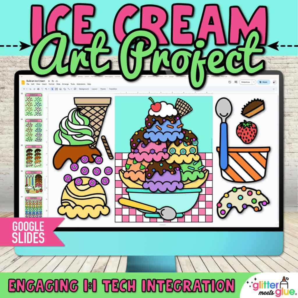 Digital Ice Cream Art Project