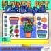 Digital Spring Flowers Art Project – Elementary Digital Art Lesson