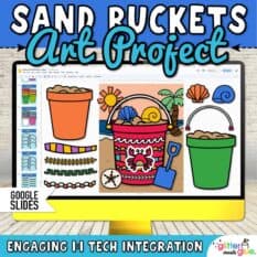 Digital Sand Bucket Art Project – Summer Bucket List Activity
