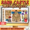 Digital Sand Castle Art Project – Summer Digital Art Lesson