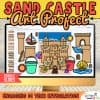 Digital Sand Castle Art Project – Summer Digital Art Lesson