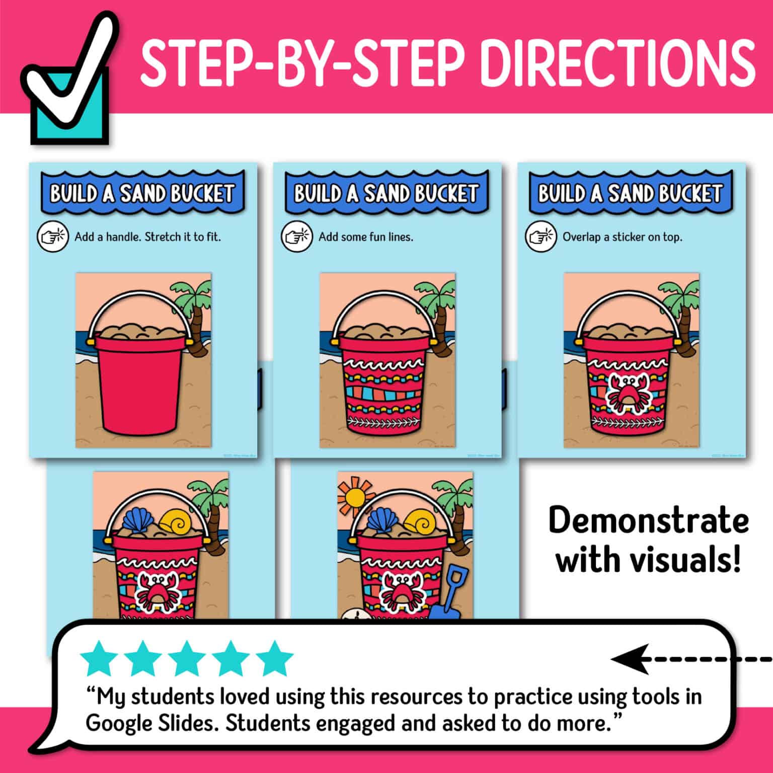 Digital Summer Art Project Bundle – 4 Fun Google Slides Activities