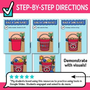 Digital Summer Art Project Bundle – 4 Fun Google Slides Activities