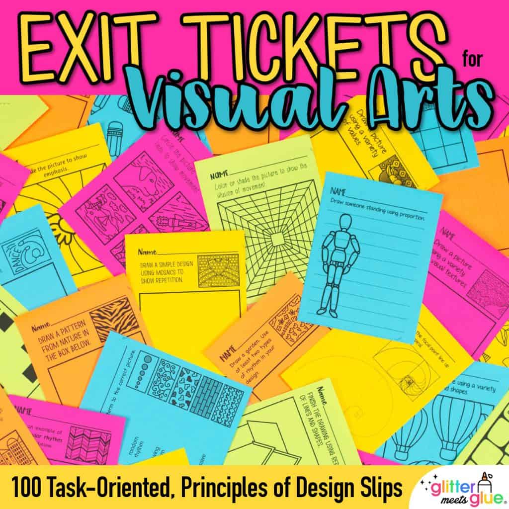 Art Exit Tickets: Writing Prompts – Formative Assessment Ideas