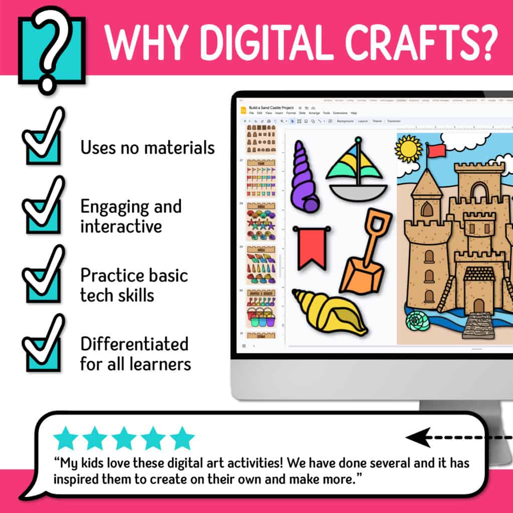 Yearlong Digital Art Project Bundle – 31 Google Slides Lessons