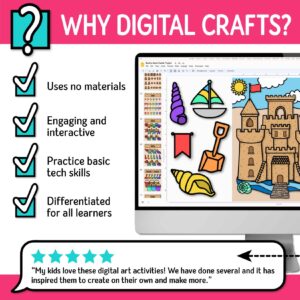 Yearlong Digital Art Project Bundle – 31 Google Slides Lessons