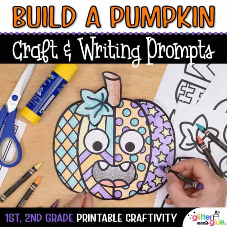 Halloween Pumpkin Coloring Craft – Classroom Halloween Activities