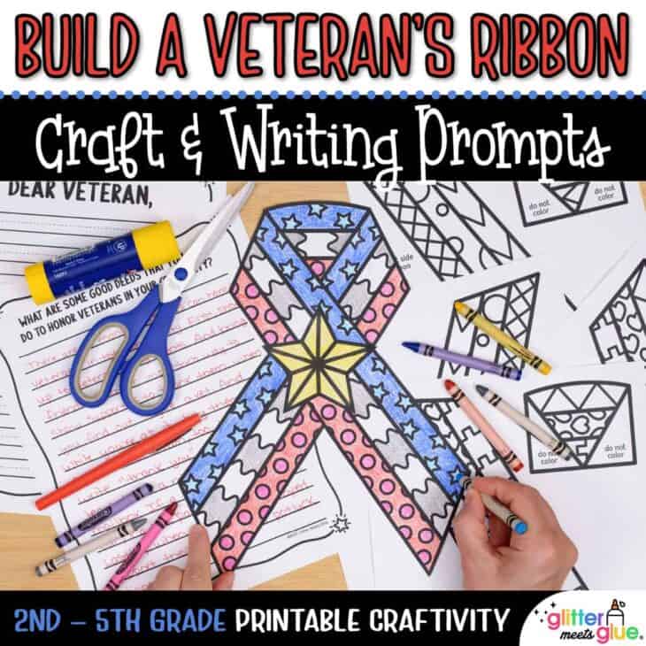 Veterans Day Coloring Craft – Veteran's Day Activities Elementary