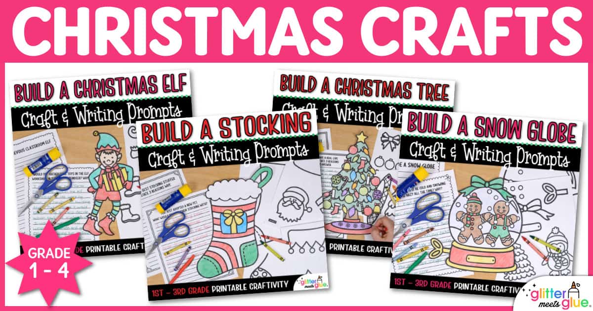 Christmas Craft & Writing Prompts Bundle – Christmas Paper Crafts