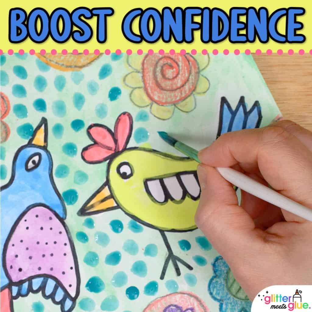 Heather Galler Folk Art Game – Elementary Art Project & Lesson