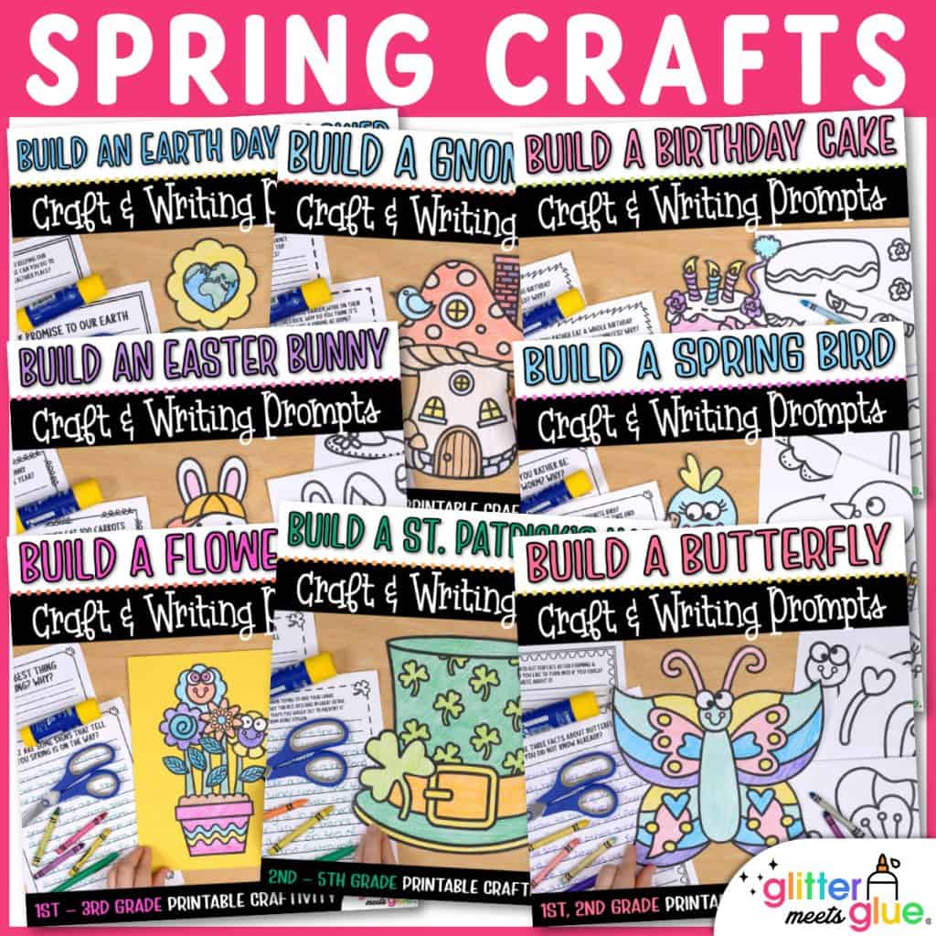 Spring Bird Coloring Craft – Classroom Crafts for Spring
