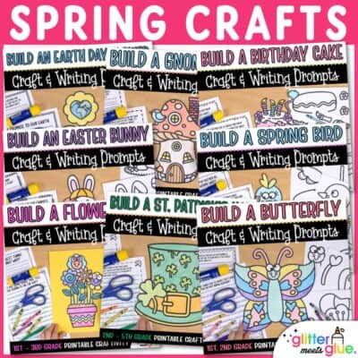 Spring Bird Coloring Craft – Classroom Crafts for Spring