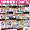 Summer Craft Bundle with Writing Prompts – 8 Summer Paper Crafts