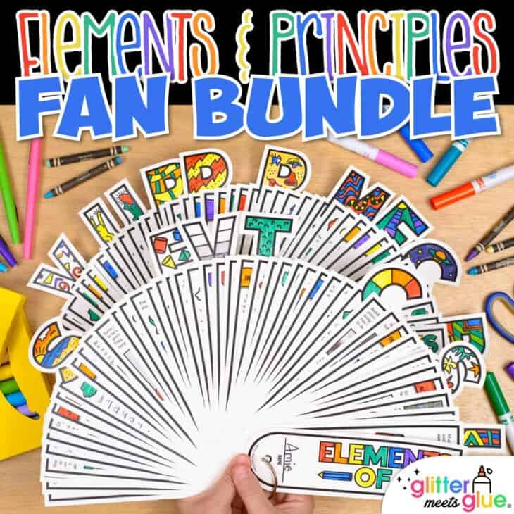 Elements of Art and Principles of Design Interactive Fan Bundle