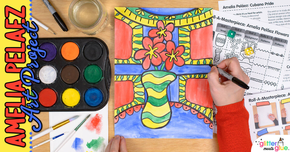 Amelia Pelaez Art Game – Hispanic Heritage Month Art Project Idea