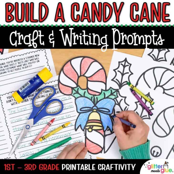 Cactus Coloring Craft – Printable Summer Writing Activity & Template