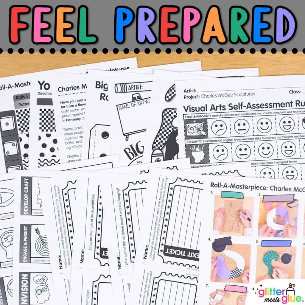 Charles McGee Art Project – Middle School Sculpture Art Lesson