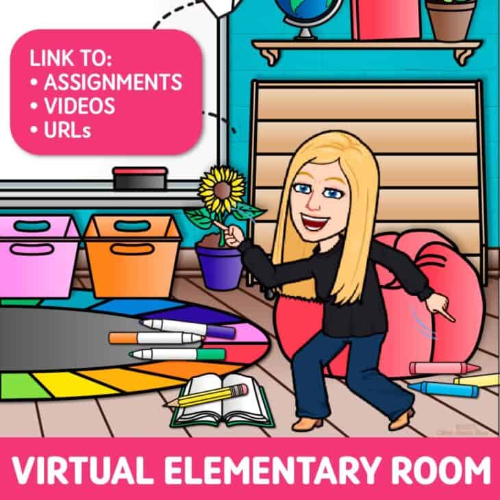 Virtual Classroom Background Bundle – 10 Bitmoji® Templates