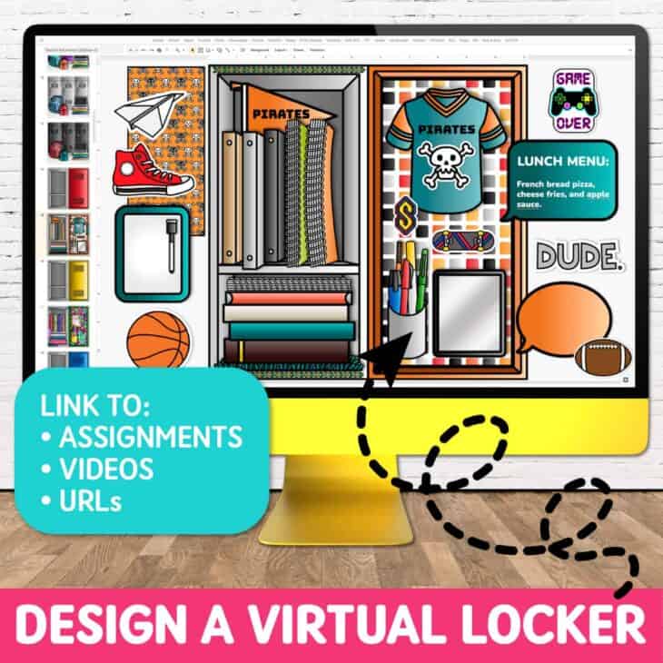 Virtual Classroom Mega Bundle – Bitmoji Google Slides Templates