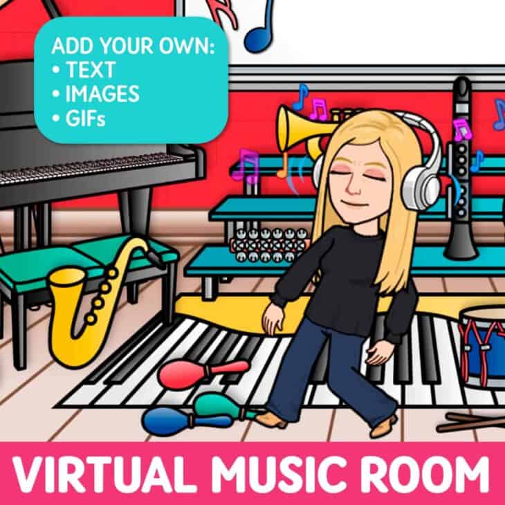 Virtual Classroom Background Bundle – 10 Bitmoji® Templates