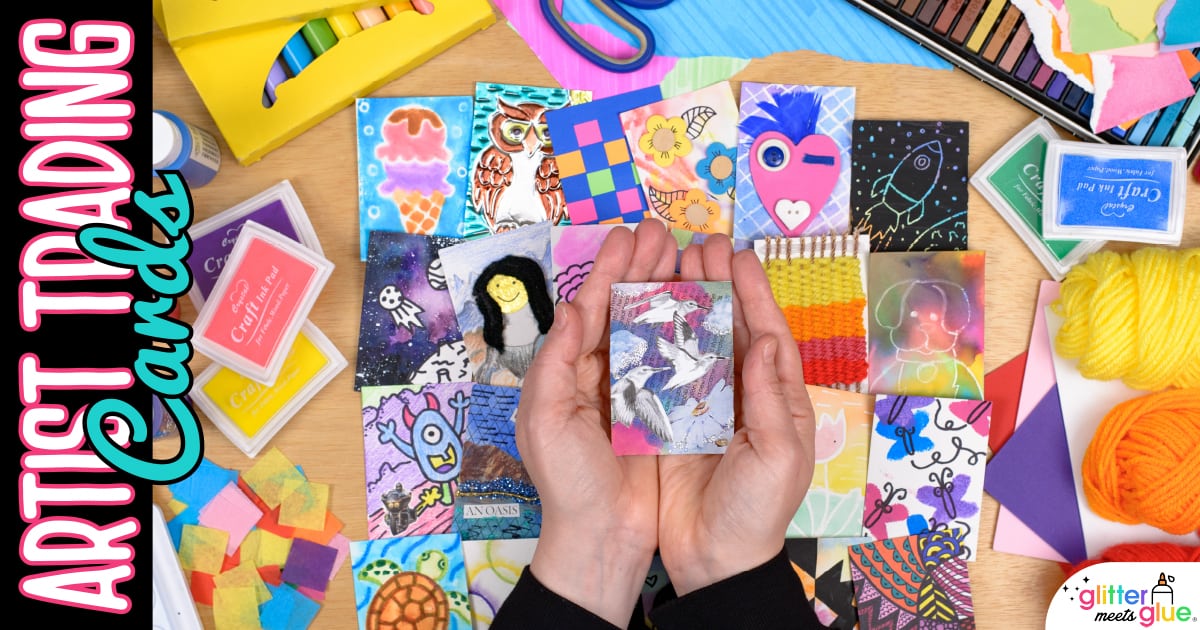 Artist Trading Cards Lesson – Elementary Art Mixed Media Project