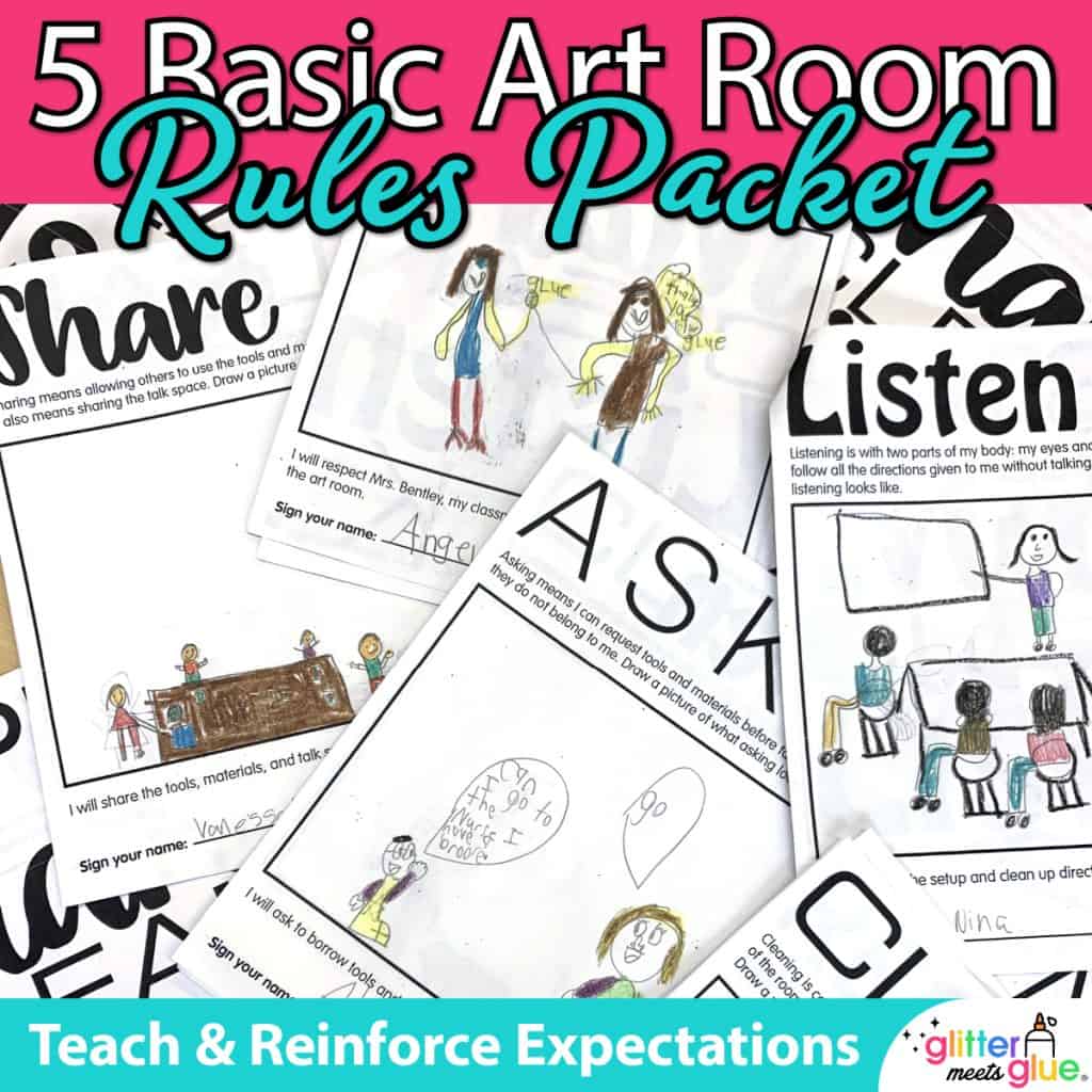 Art Room Jobs Poster – Elementary Art Classroom Management