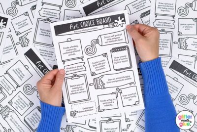 11 Easy Art Sub Plans for Elementary – No Technology Required!