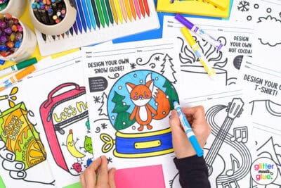 Art Sub Plans for Elementary | 11 Easy No-Prep K-5 Art Activities