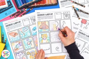 Art Sub Plans for Elementary | 11 Easy No-Prep K-5 Art Activities