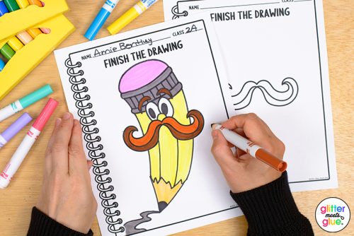 11 Easy Art Sub Plans for Elementary – No Technology Required!