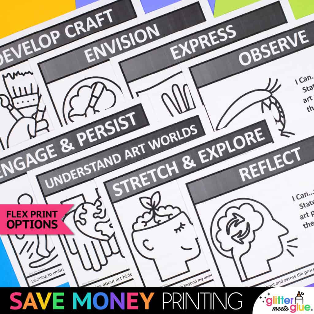 Studio Habits of Mind I Can Statements Editable Template