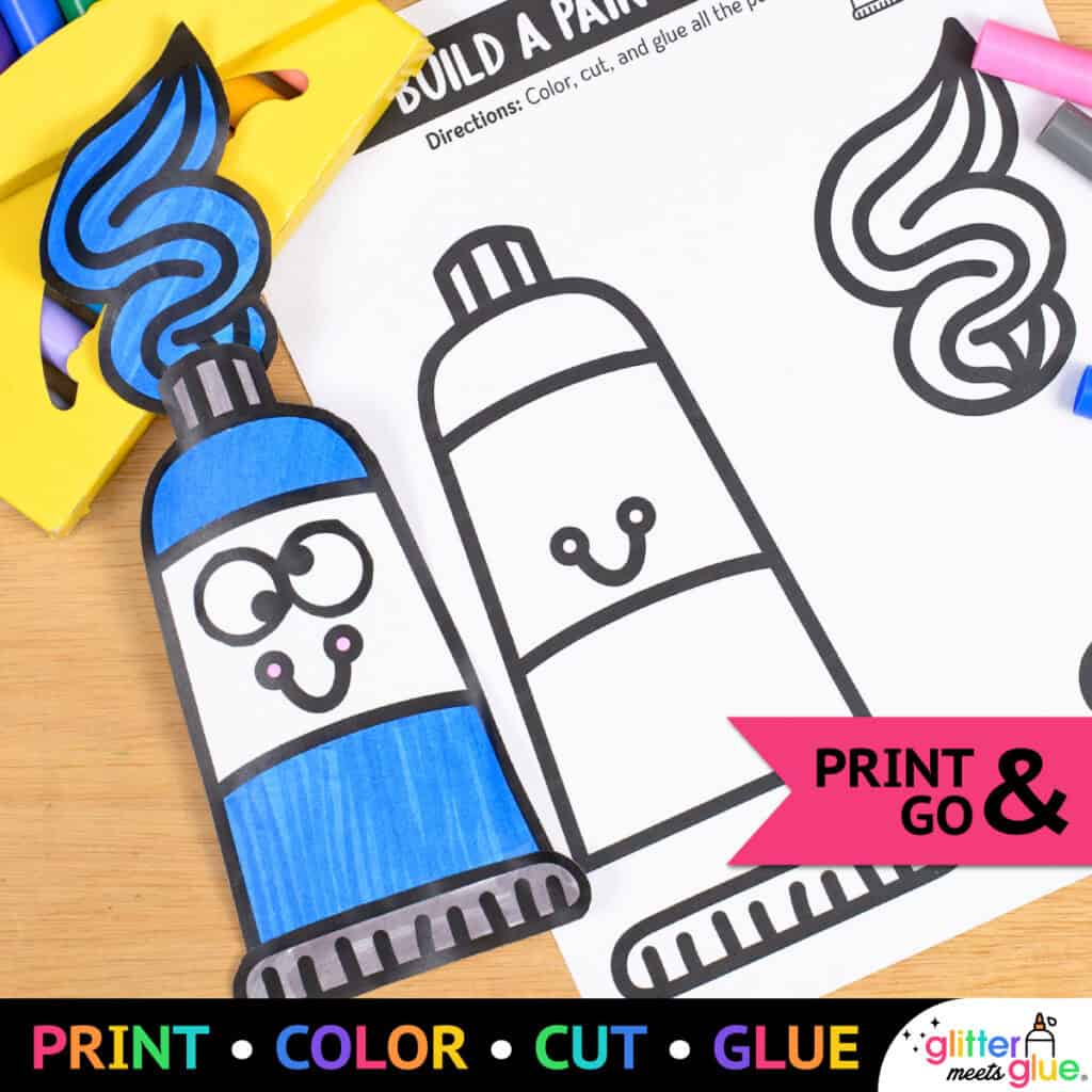 Kindergarten Art Sub Plans No Prep Emergency Coloring Crafts