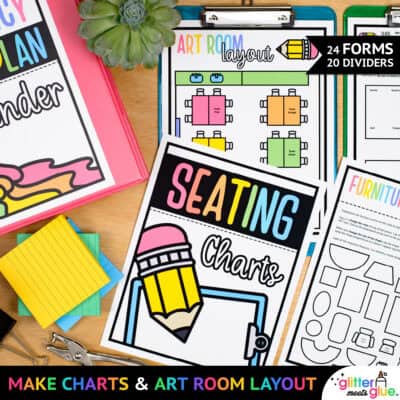 Art Sub Binder Templates % Editable Emergency Substitute Forms
