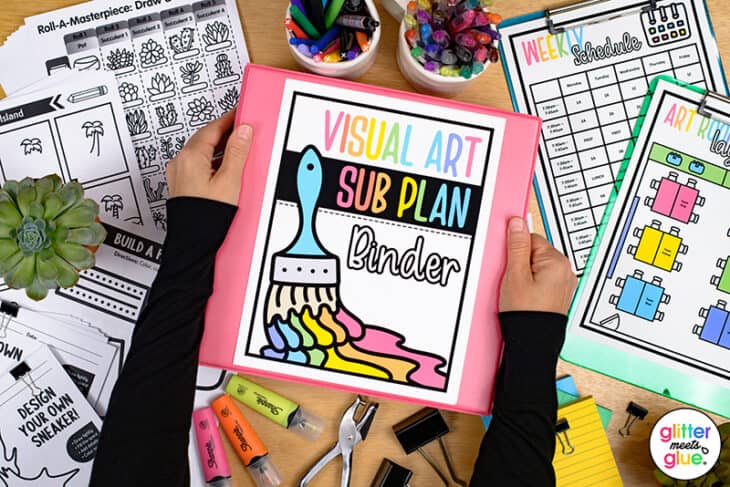13 Helpful Art Teacher Sub Binder Must Haves