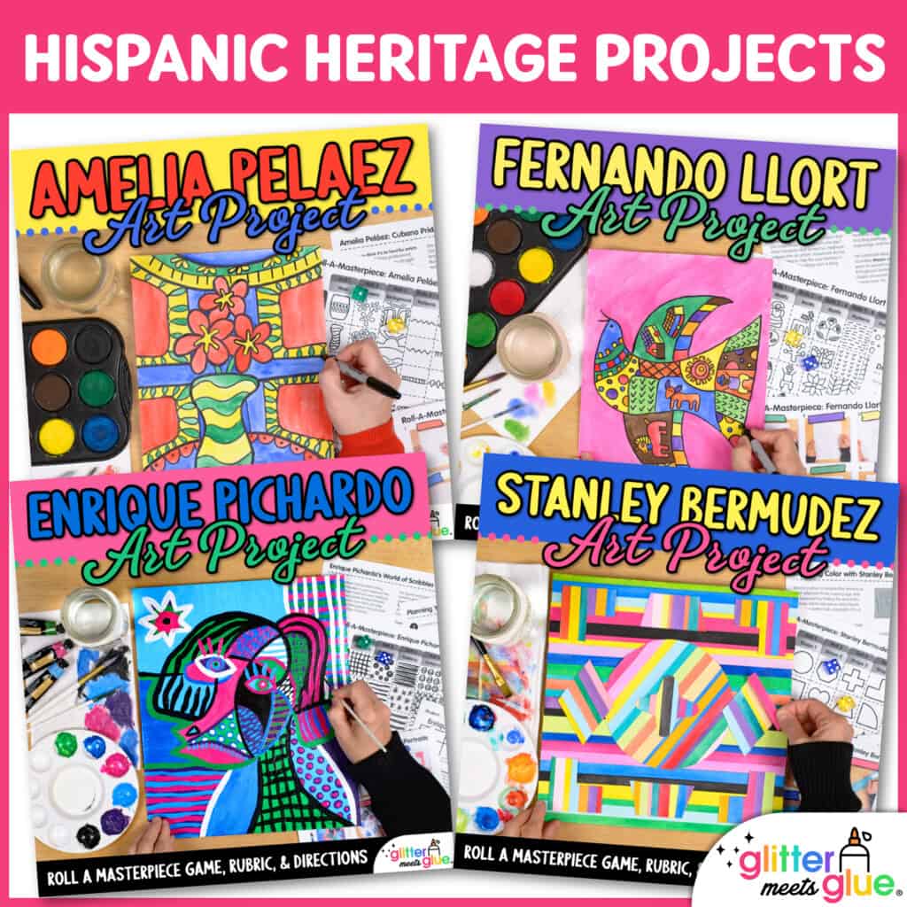 Fernando Llort Art Project – Hispanic Heritage Month Art Lesson
