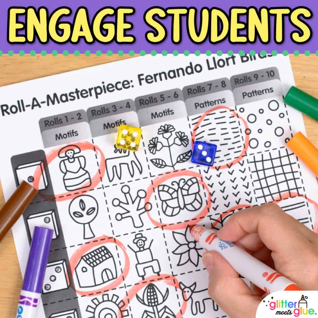 Fernando Llort Art Project – Hispanic Heritage Month Art Lesson